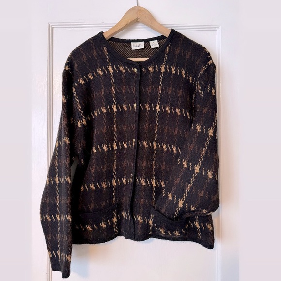 Classic Elements | Sweaters | Vintage 9s Classic Elements Knit Cardigan ...